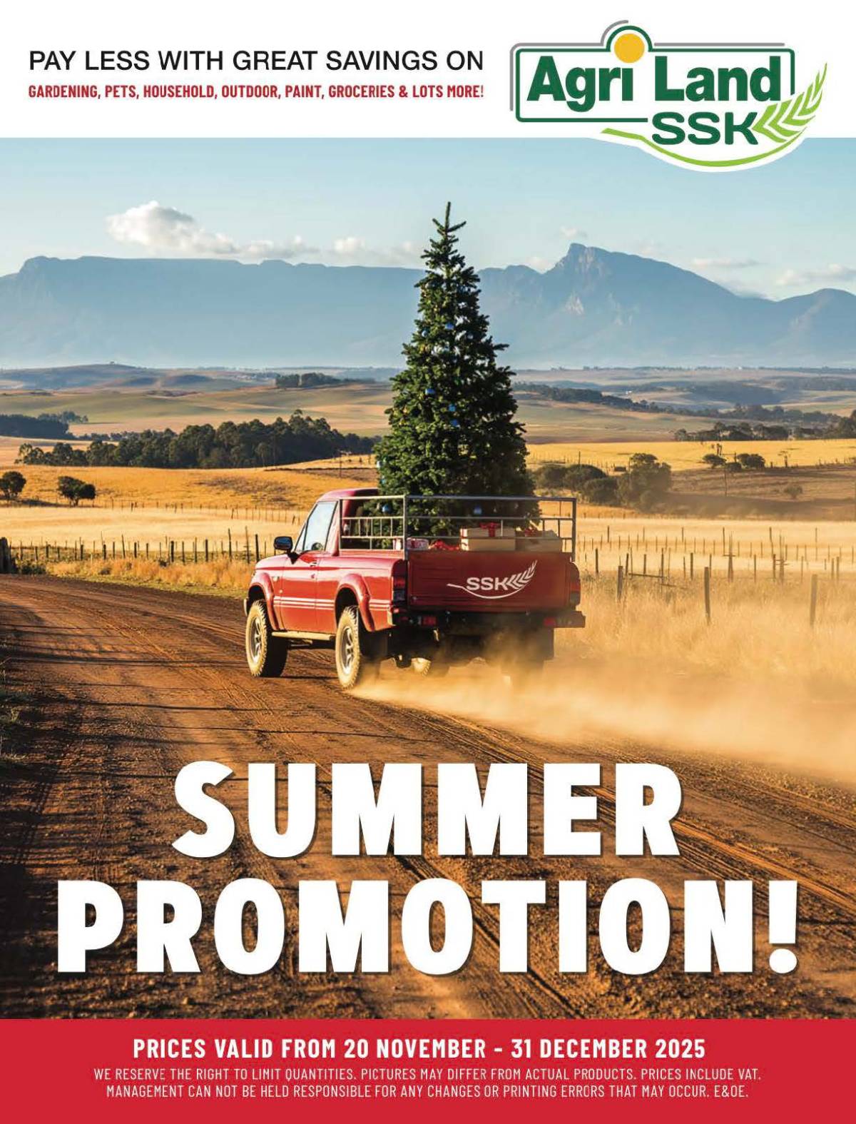 Agriland Promo Nov-Dec 2025 - SSK